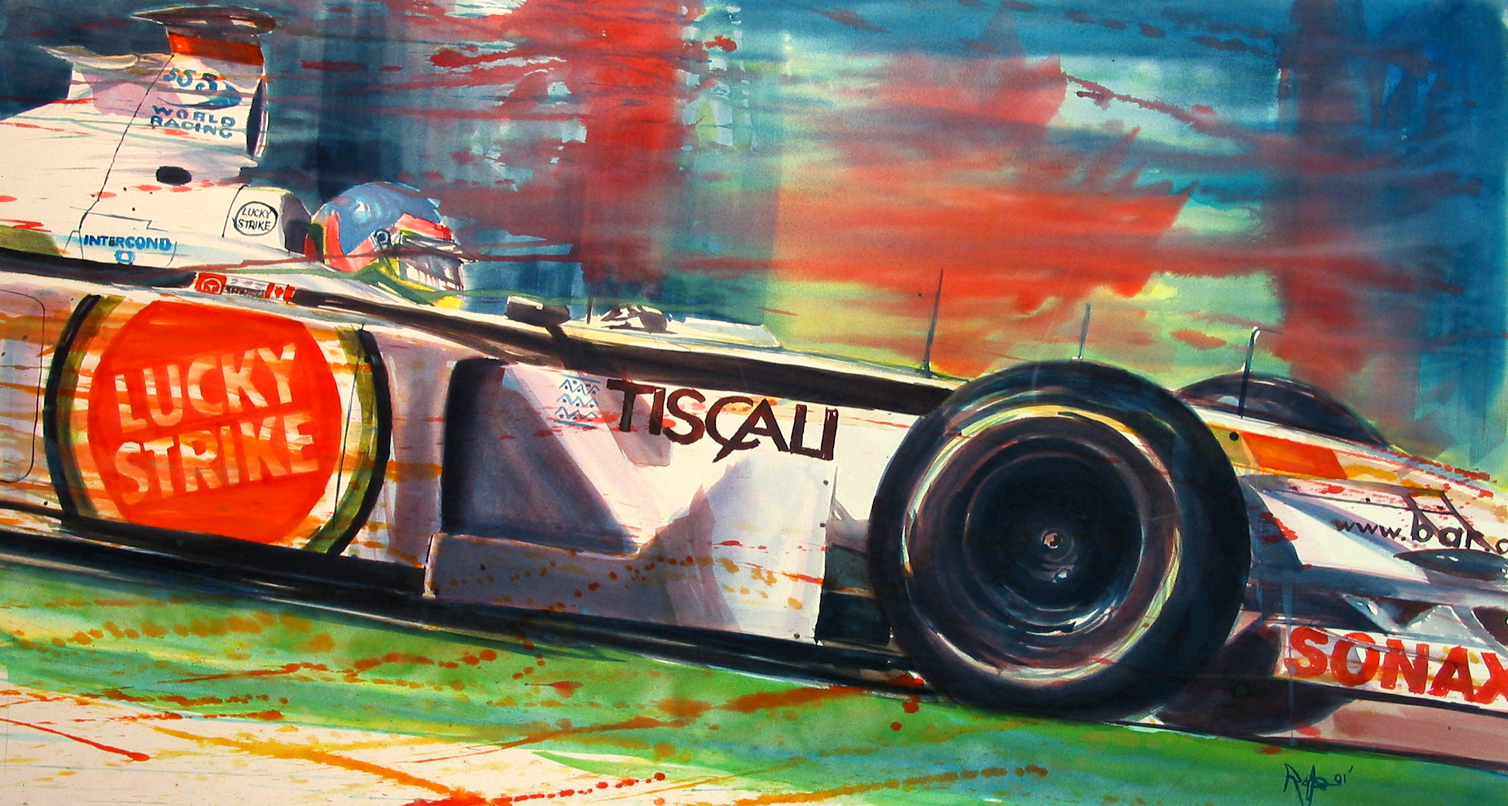 Automotive Fine Art watercolor paintings by Jeremy Rolfs at Coroflot.com
