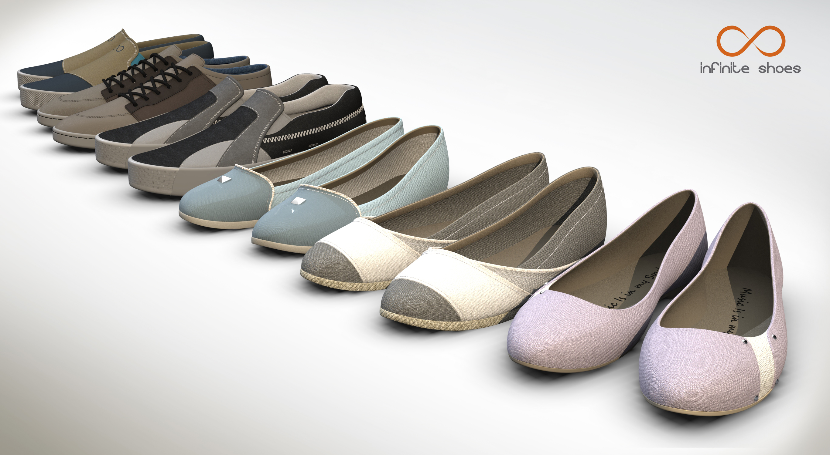 Infinite Shoes - 6 shoe designs by Darren McKeage at Coroflot.com