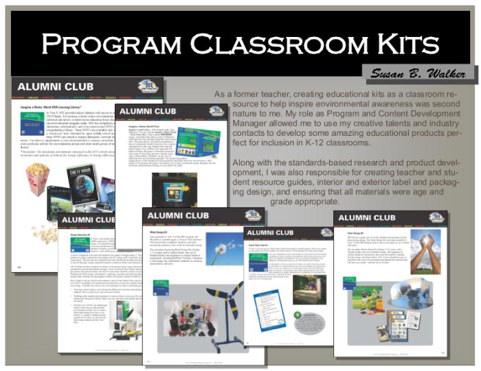 Program Classroom Kits by Susan Walker at Coroflot.com