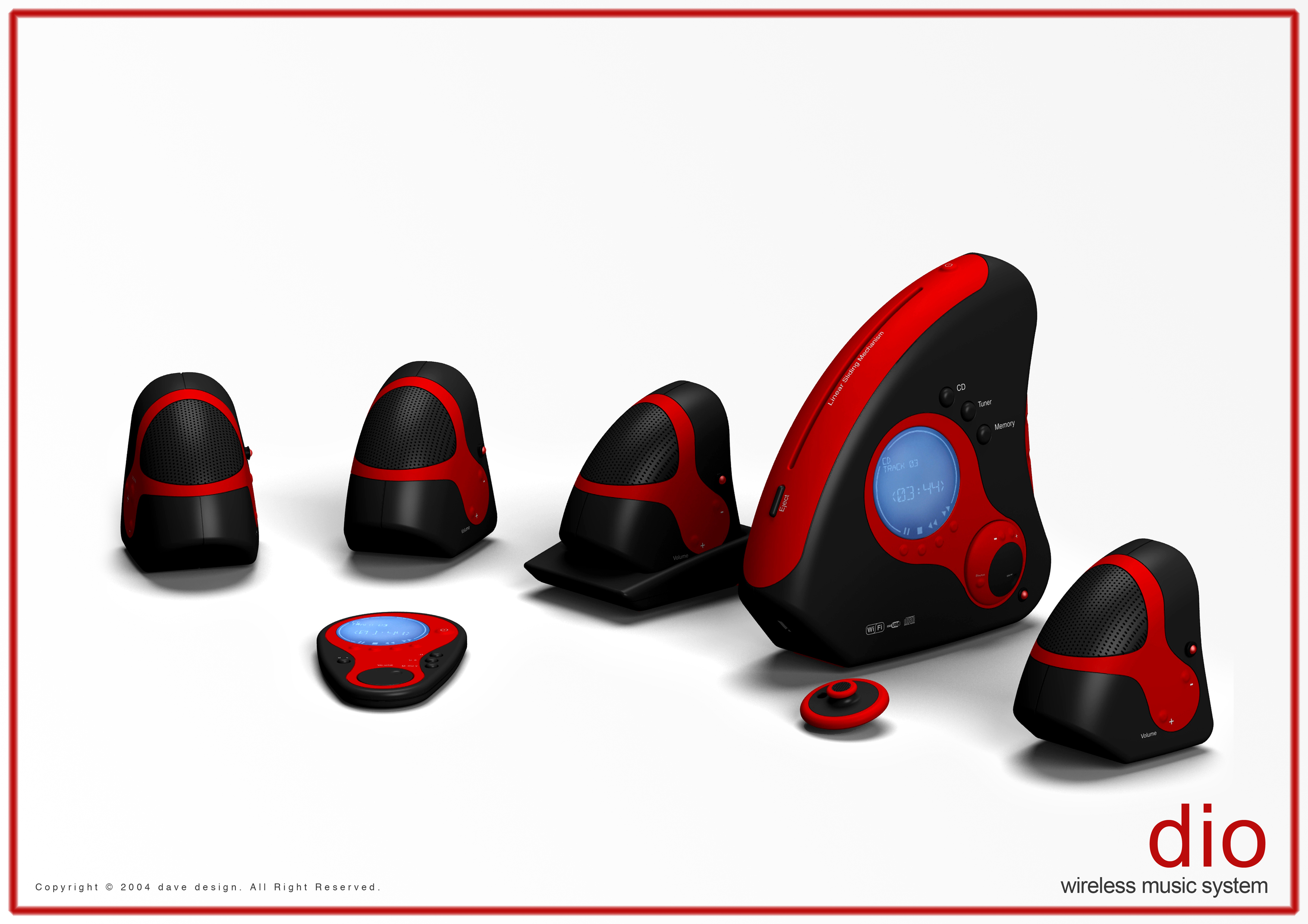 dio - wireless audio system by Dave Lim at Coroflot.com