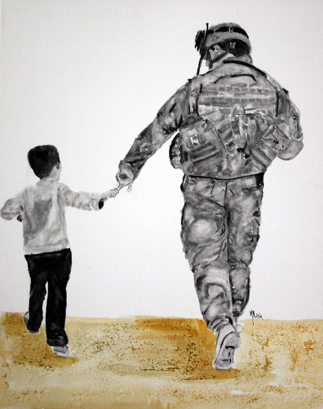 military paintings by mary Rushing at Coroflot.com