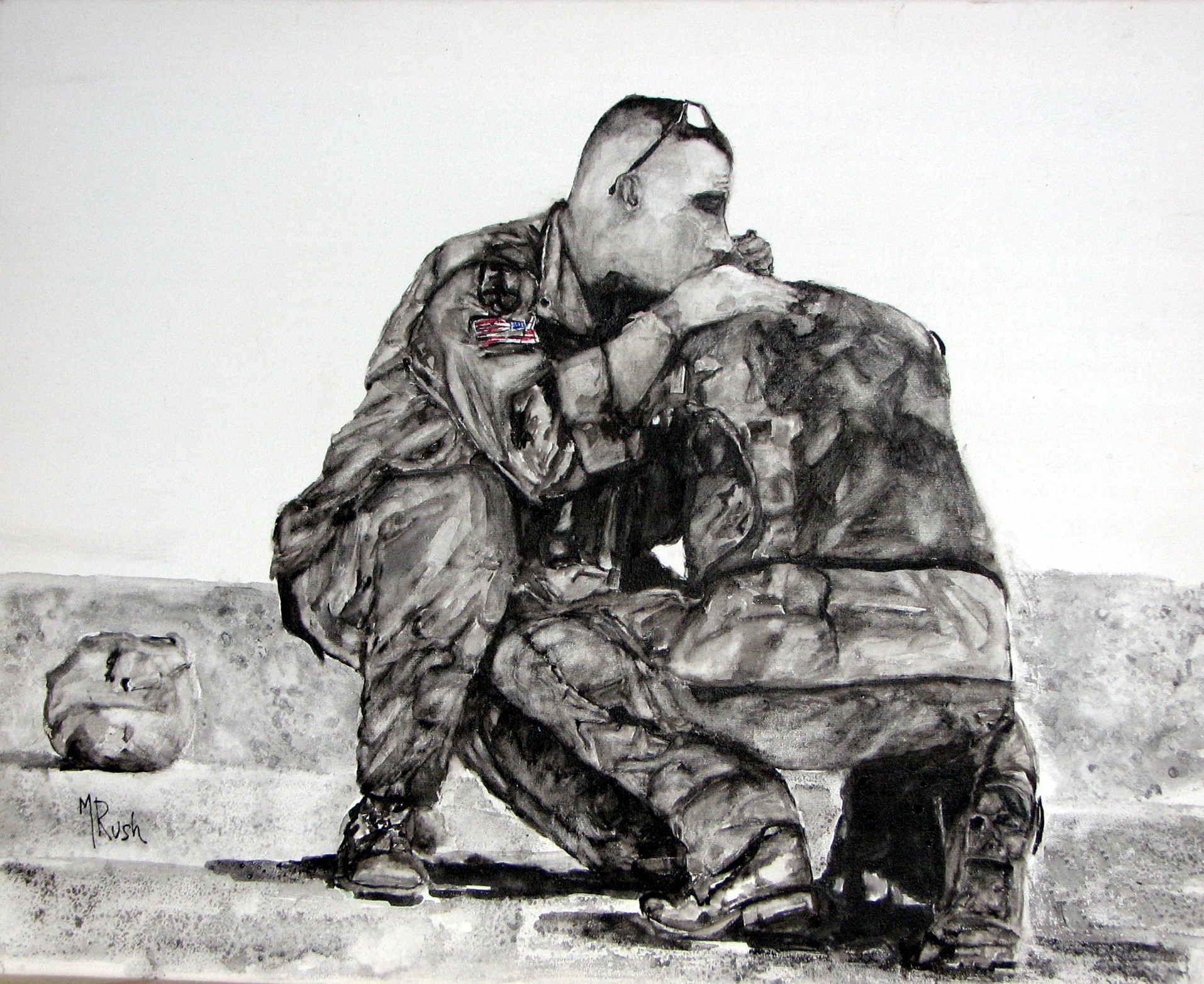 military paintings by mary Rushing at Coroflot.com