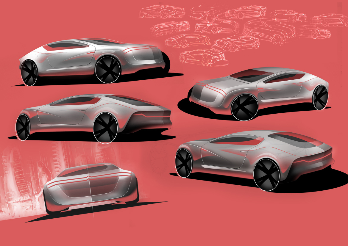 Concept Cars Shape Studies by Rafael Fernando daSilva at Coroflot.com