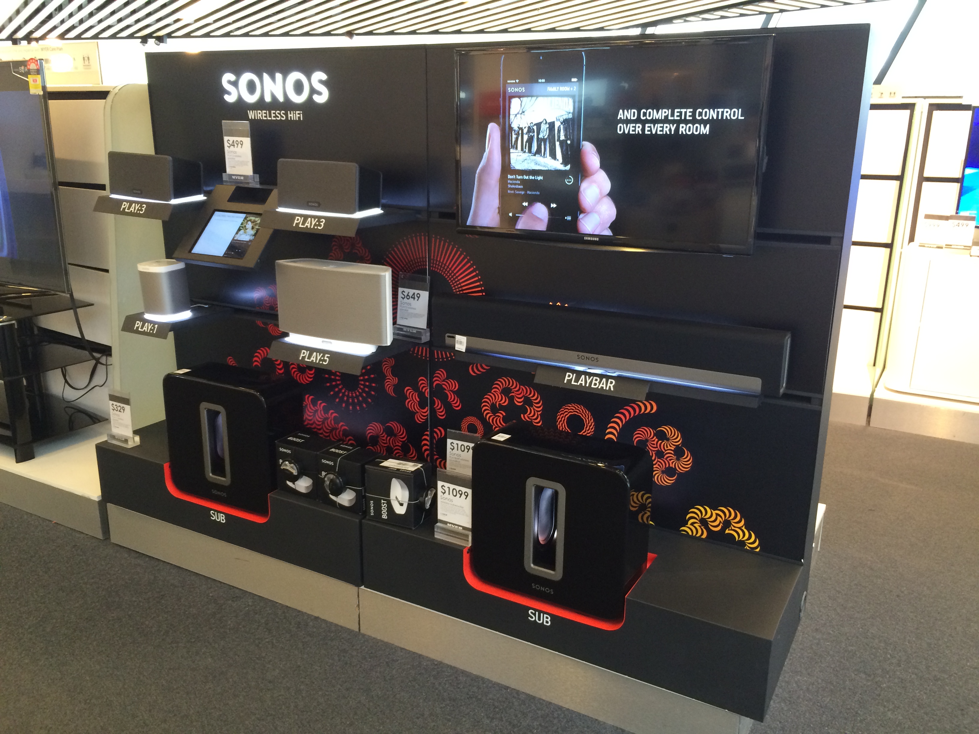 Sonos Modular Display by Chris Buerckner at Coroflot.com