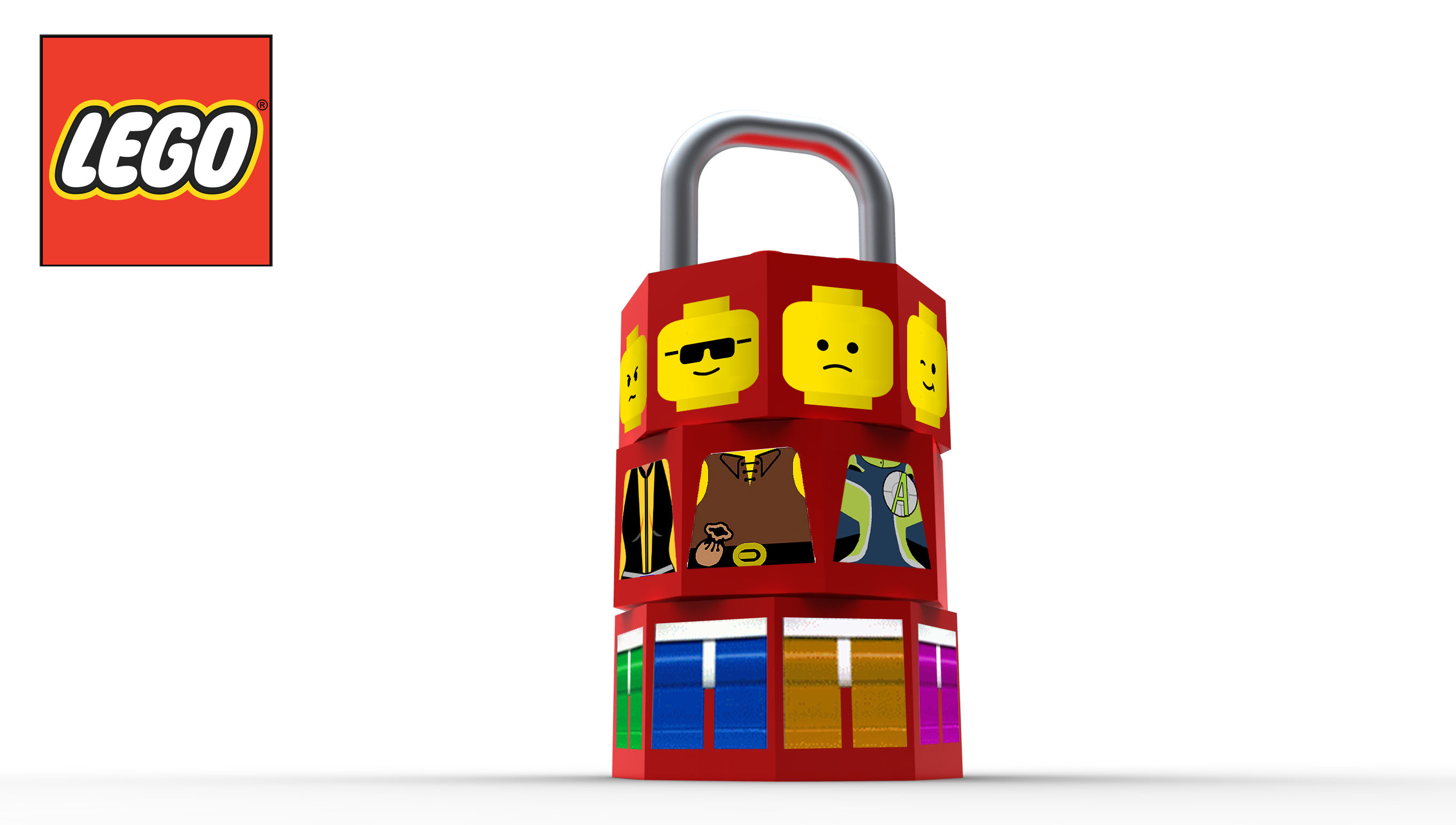 Lego Lock by Shane Roepe at Coroflot.com