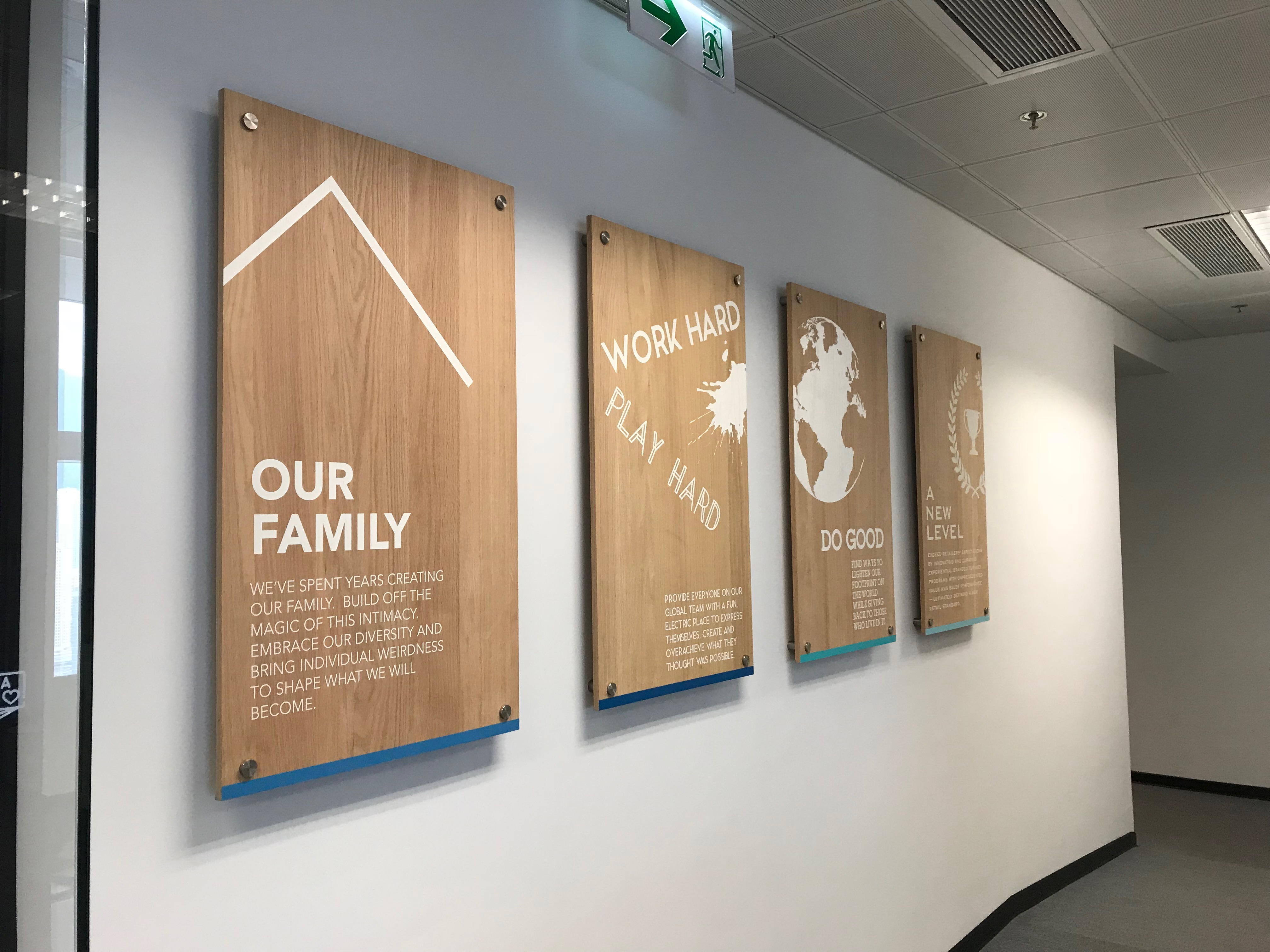 Company Value Boards by Cindy Cai at Coroflot.com