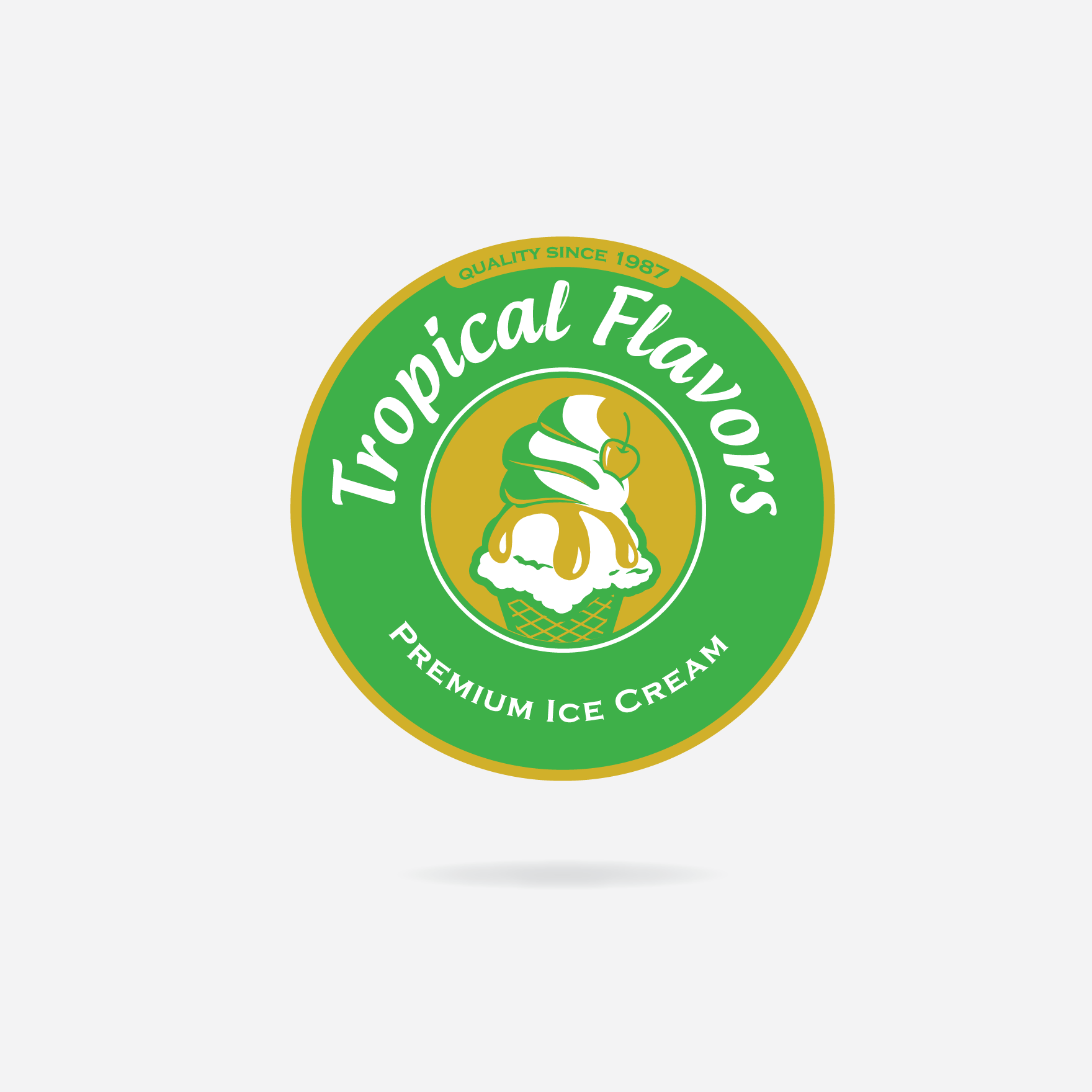 Logo Identity - Tropical Flavors by Shawna Stephens at Coroflot.com