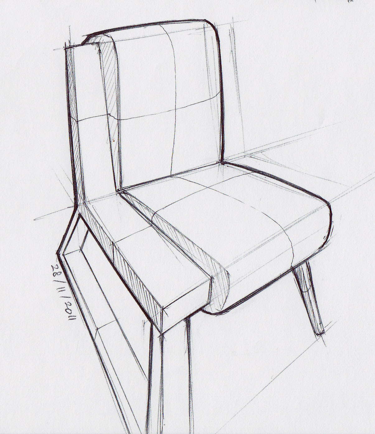 Chair Sketches by Michael Dharmawan at Coroflot.com