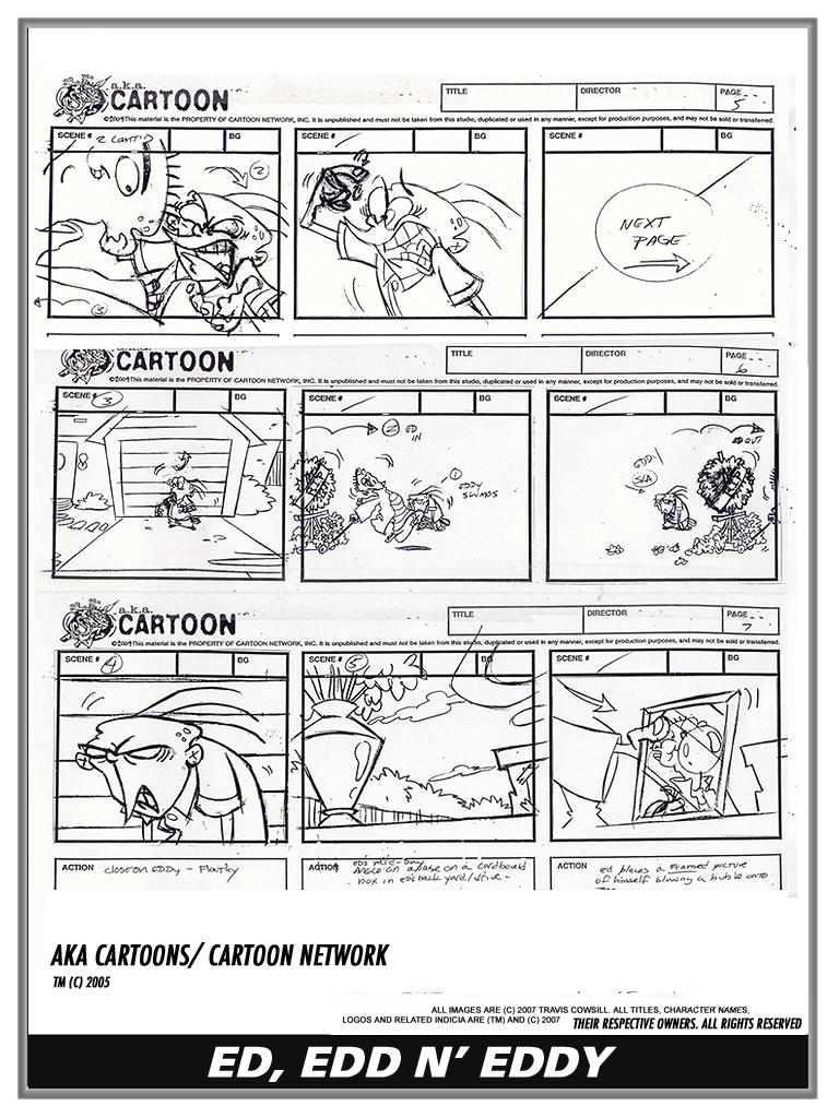 Ed Edd n Eddy CONCEPT STORYBOARDS by Travis T. Cowsill at Coroflot.com