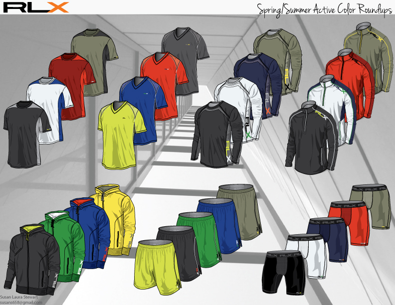 Mens SS Activewear by Susie Stewart at Coroflot.com