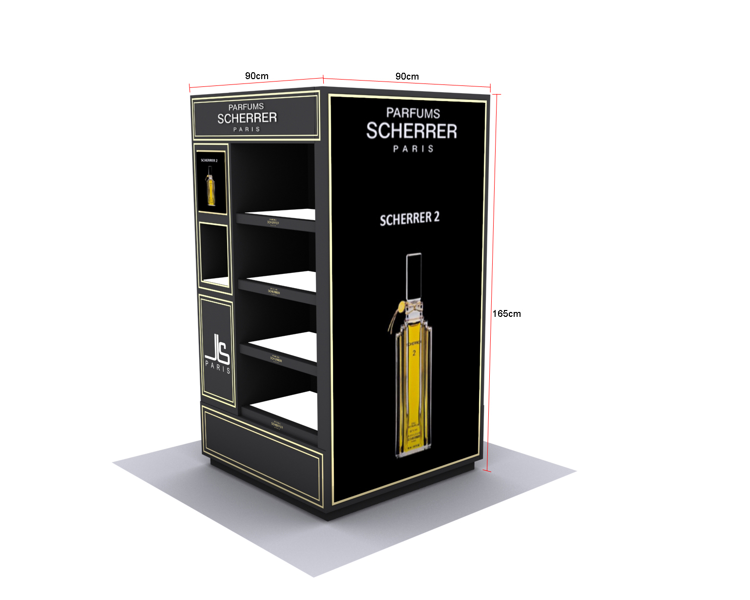 Mall podium & pose kiosks design by yahkoob valappil at Coroflot.com