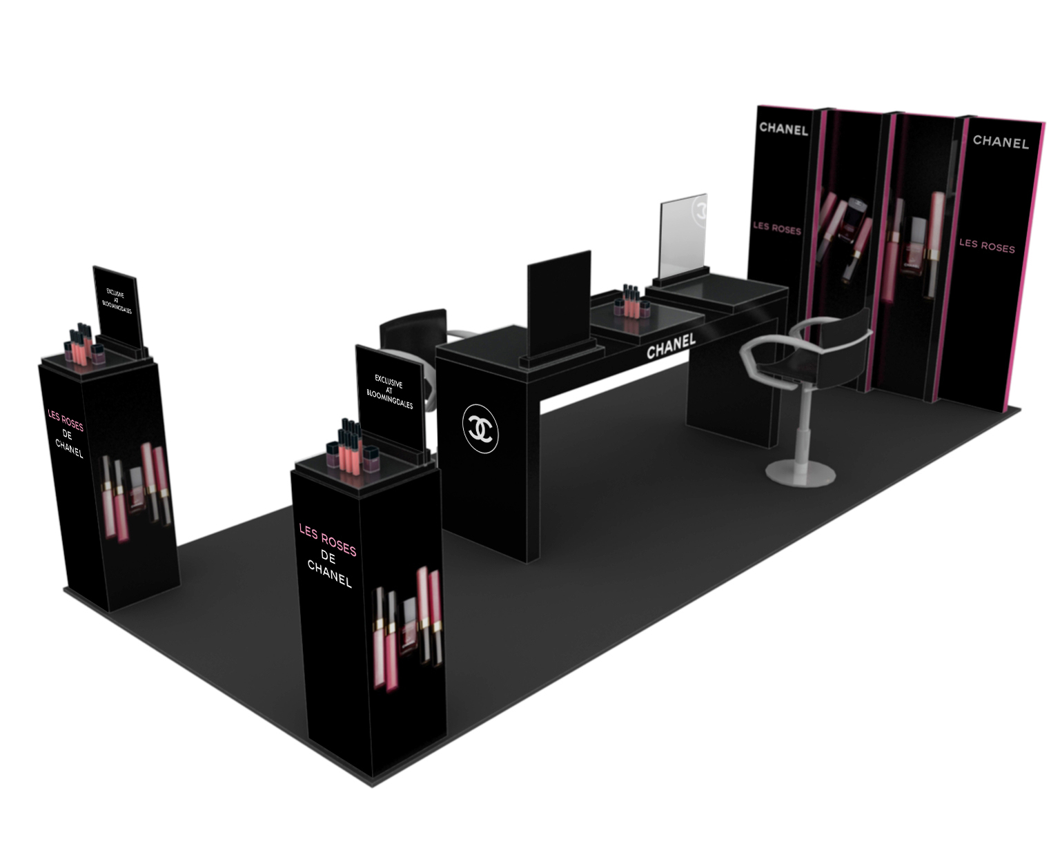 Mall podium & pose kiosks design by yahkoob valappil at Coroflot.com