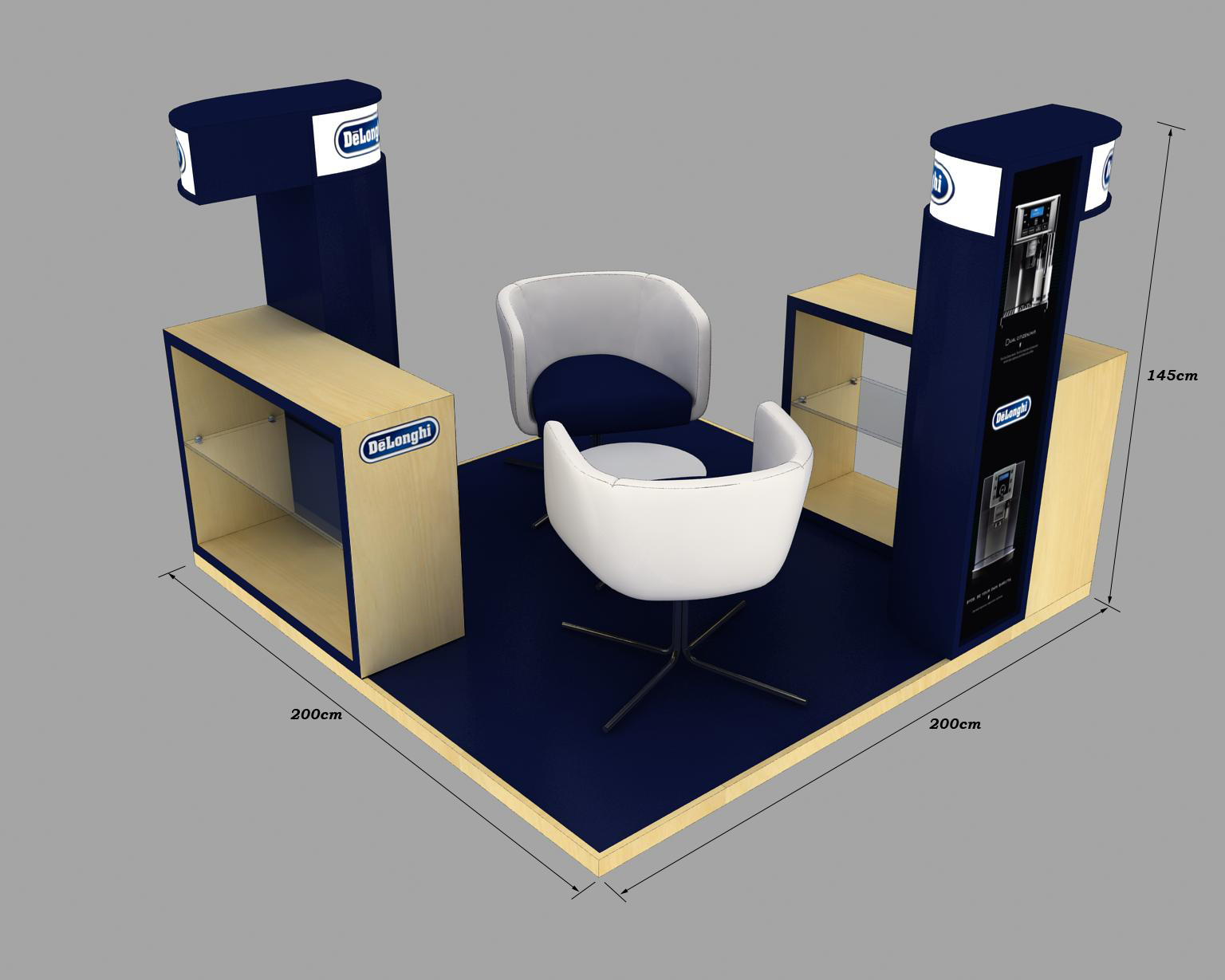 Mall podium & pose kiosks design by yahkoob valappil at Coroflot.com