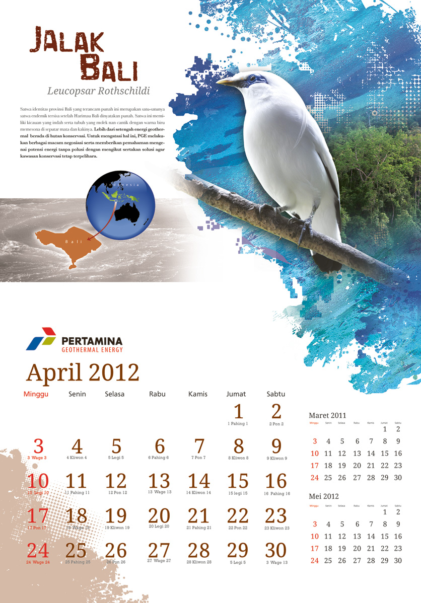 Pertamina Geothermal Calendar-Pitching by Herlan Hazil at Coroflot.com