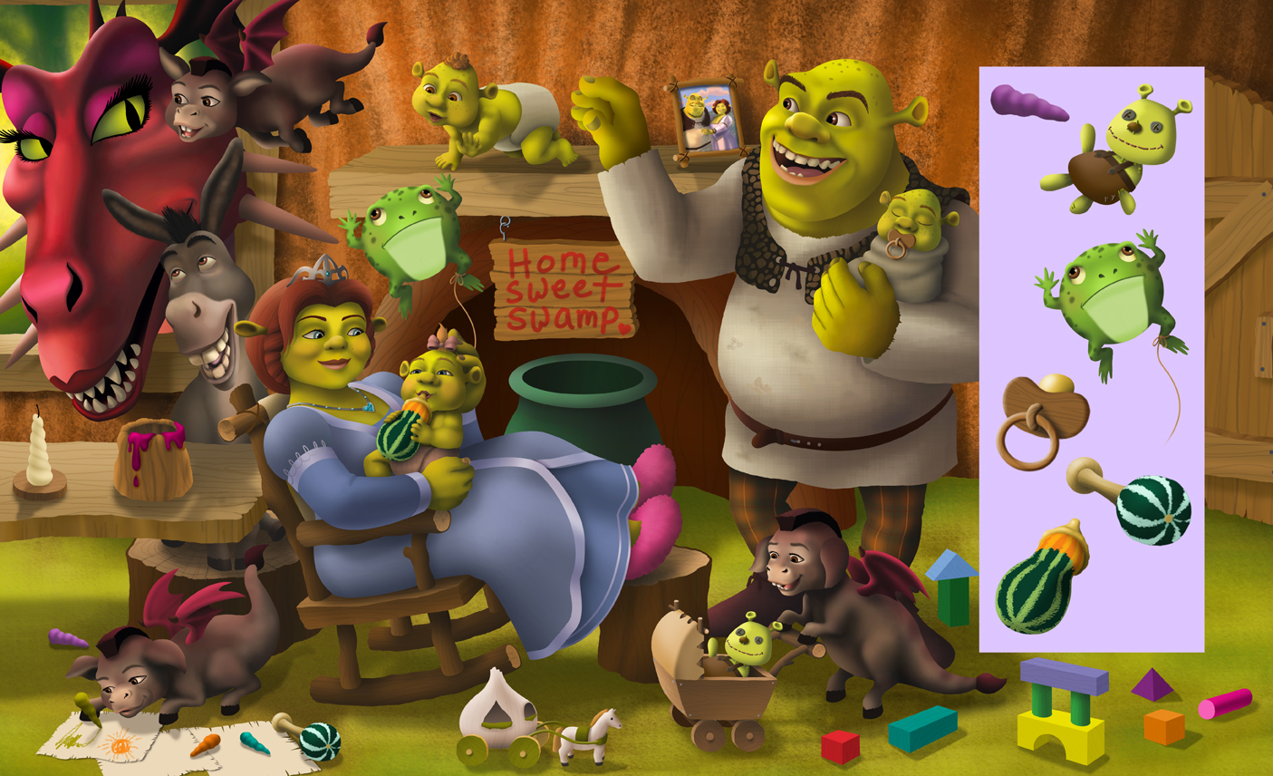 DreamWorks Shrek by Casey Sanborn at Coroflot.com