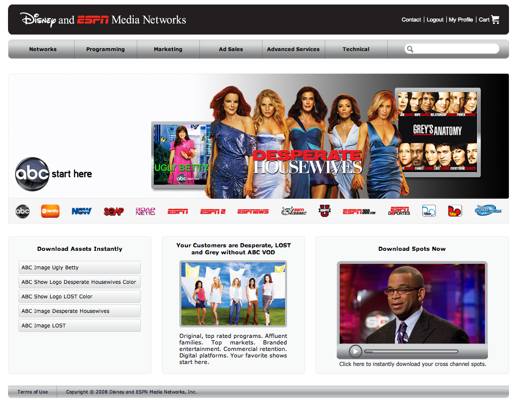 Disney ESPN Media Networks by Denitsa Zoev at Coroflot.com