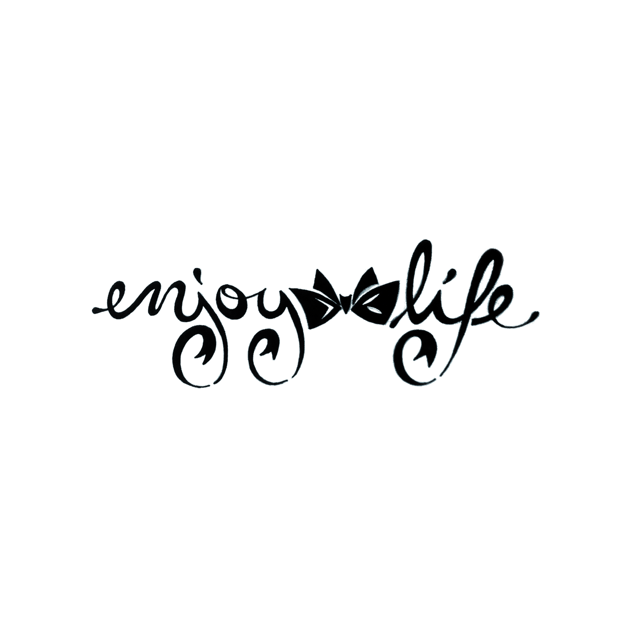 Enjoy Life Gift Baskets Logo by ELENA Ivanescu at Coroflot.com