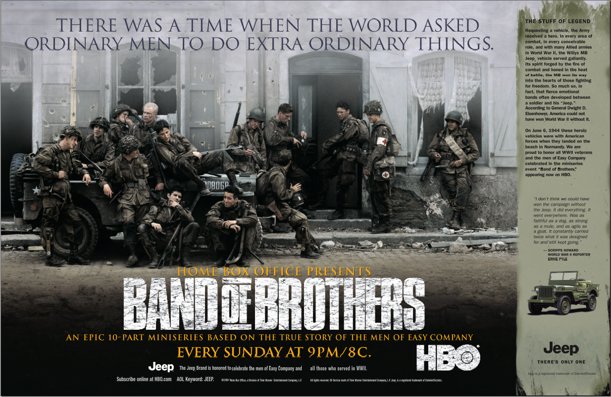 HBO / Jeep - Band of Brothers by Lee Ekstrom at Coroflot.com