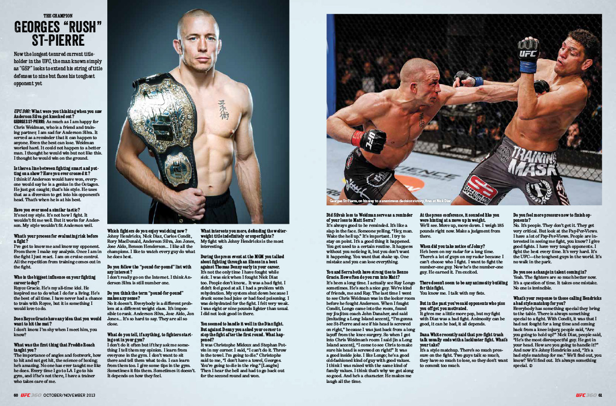 UFC Magazine Features by Randy Laybourne at Coroflot.com