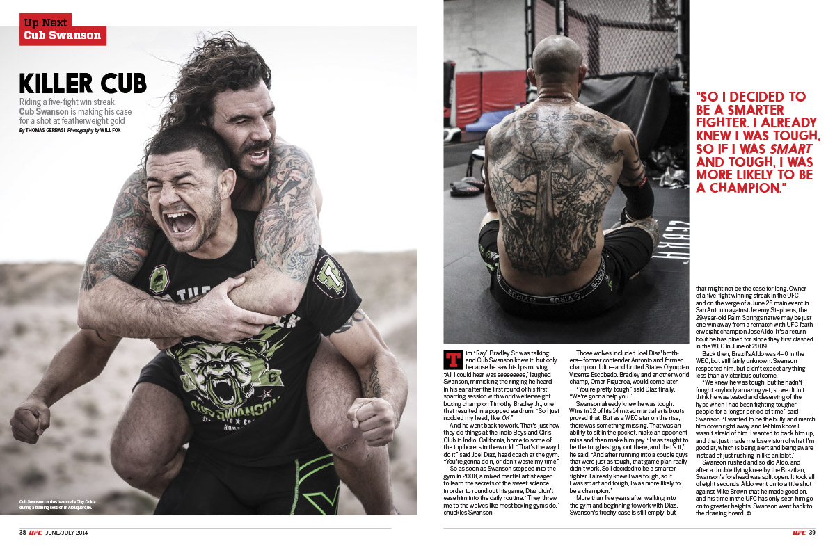 UFC Magazine Columns by Randy Laybourne at Coroflot.com