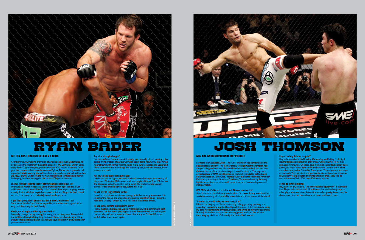 UFC Magazine Features by Randy Laybourne at Coroflot.com