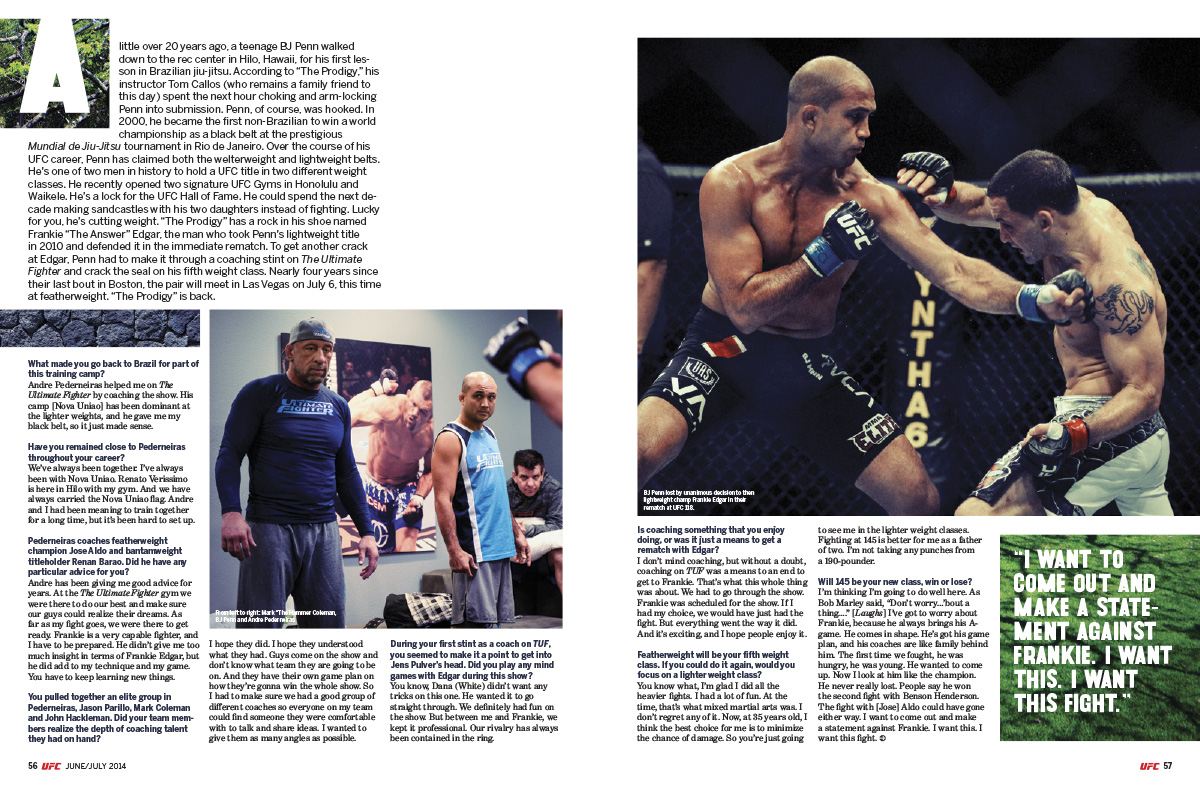 UFC Magazine Features by Randy Laybourne at Coroflot.com
