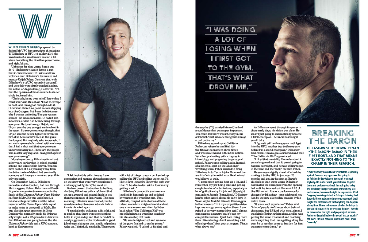 UFC Magazine Features by Randy Laybourne at Coroflot.com