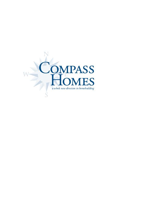 Compass Homes Logo by Gerette Braunsdorf at Coroflot.com