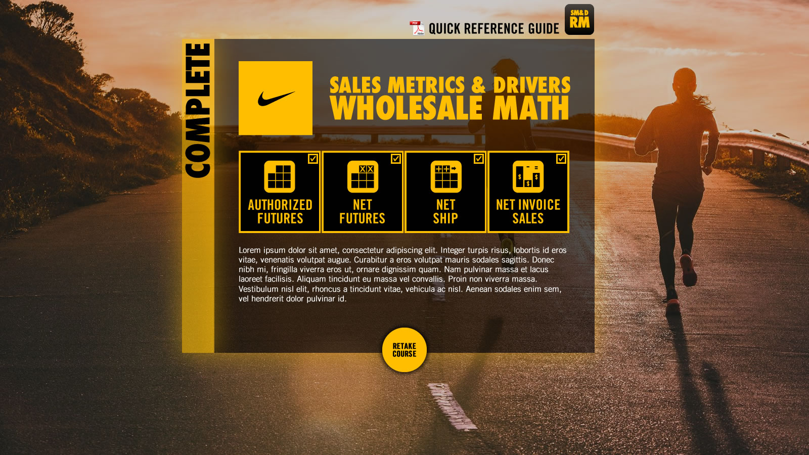 Nike Sales Math Course suite by Geoffrey Neill at Coroflot.com