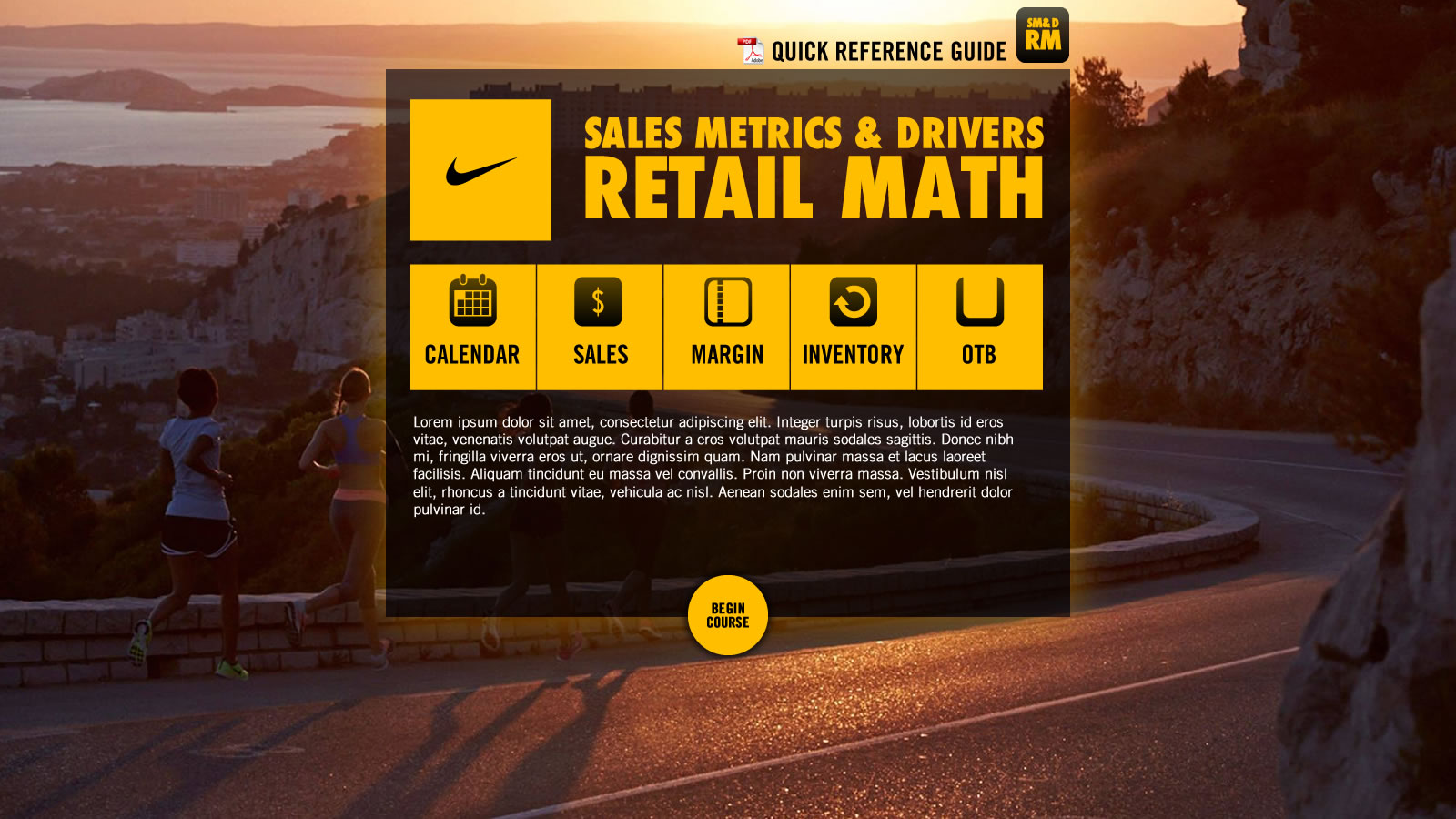 Nike Sales Math Course suite by Geoffrey Neill at Coroflot.com