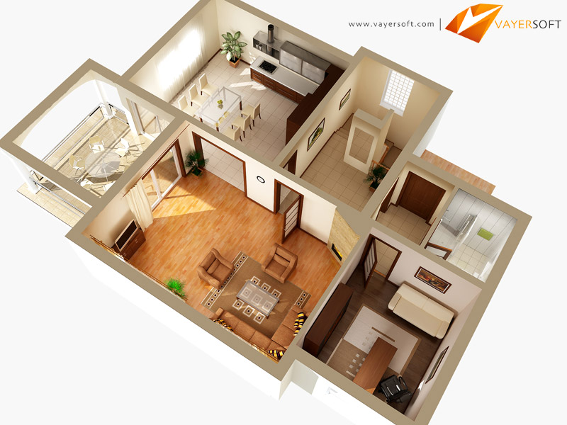 Aerial and Top-View 3D Renderings by Vayersoft | Get Visual! at ...