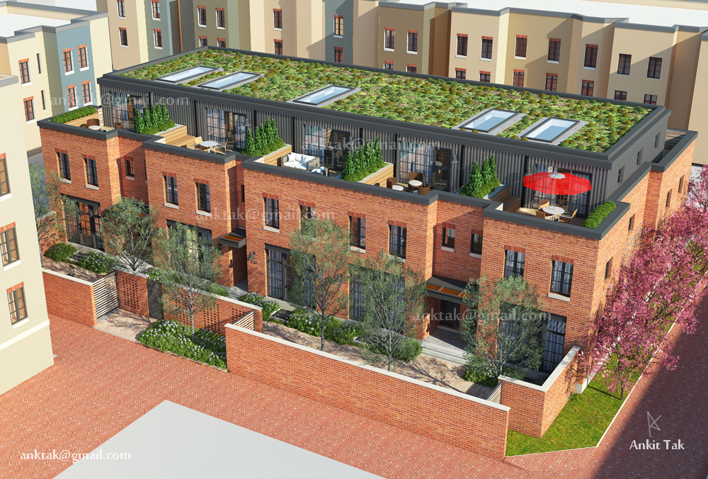 EXTERIOR-RENDER by Ankit tak at Coroflot.com