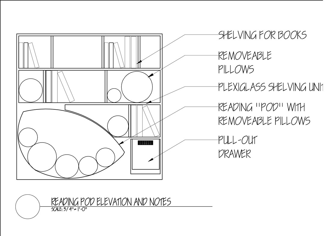 Experimental Design-The Reading Pod by Laura Monk at Coroflot.com