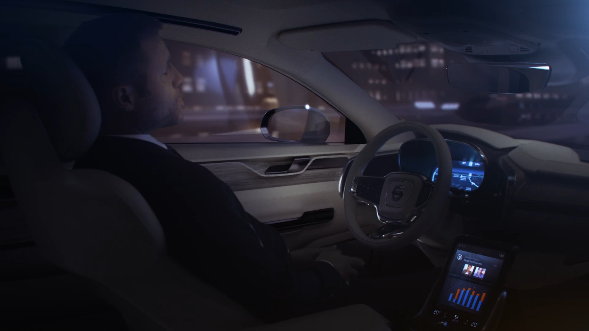 Volvo Skype for Business UI + UX + Interface by Parker Fredlund at ...