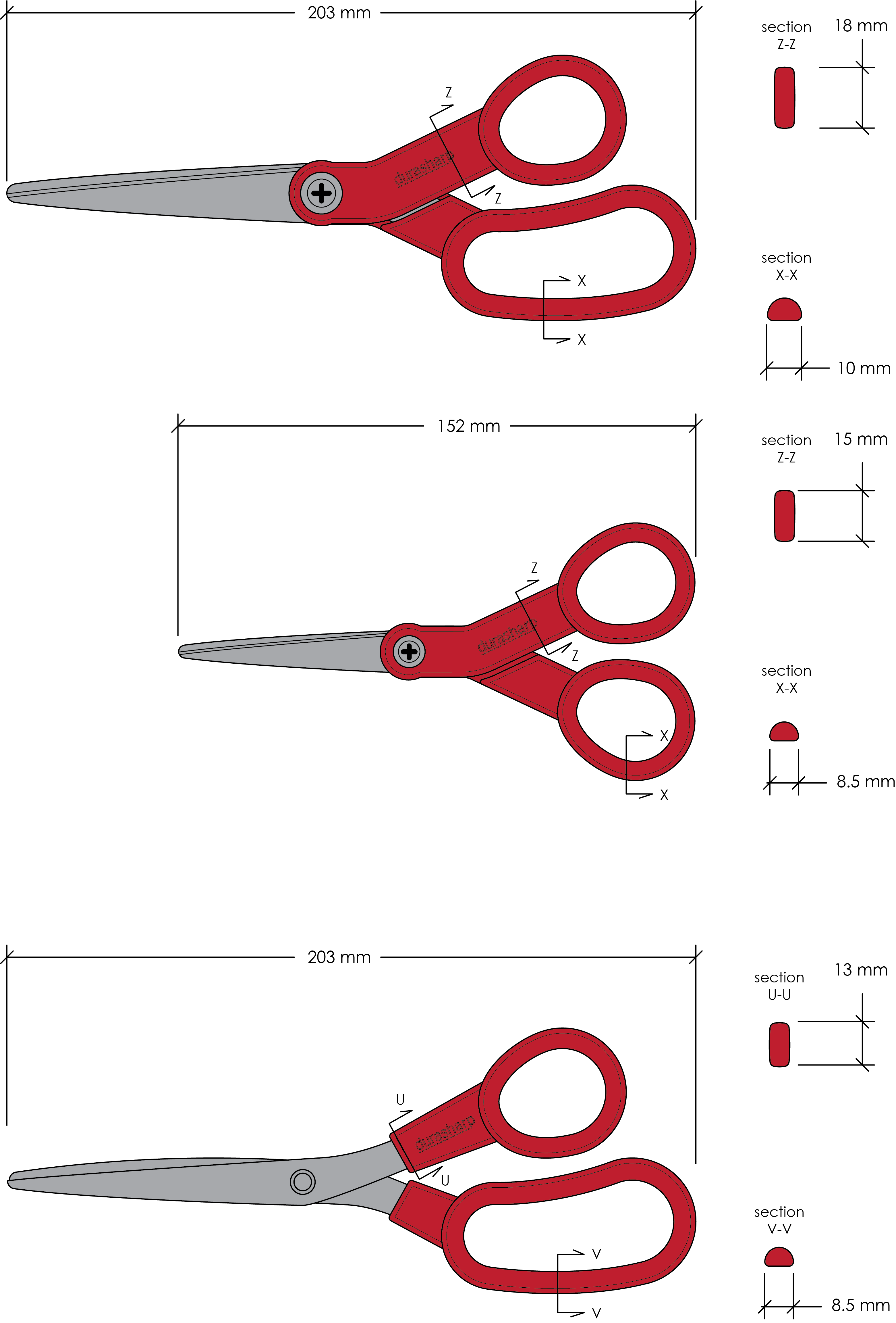 Durasharp Scissors by daniel j. lipscomb at Coroflot.com