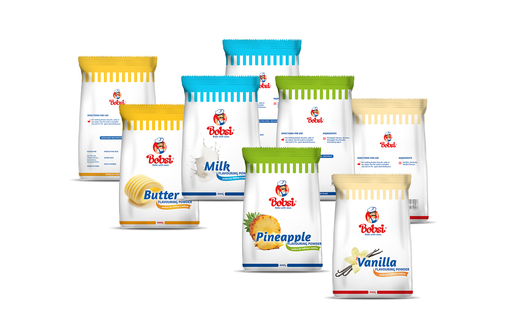 "Bobsi" Brand identity & Packaging design by Lana Zach at Coroflot.com