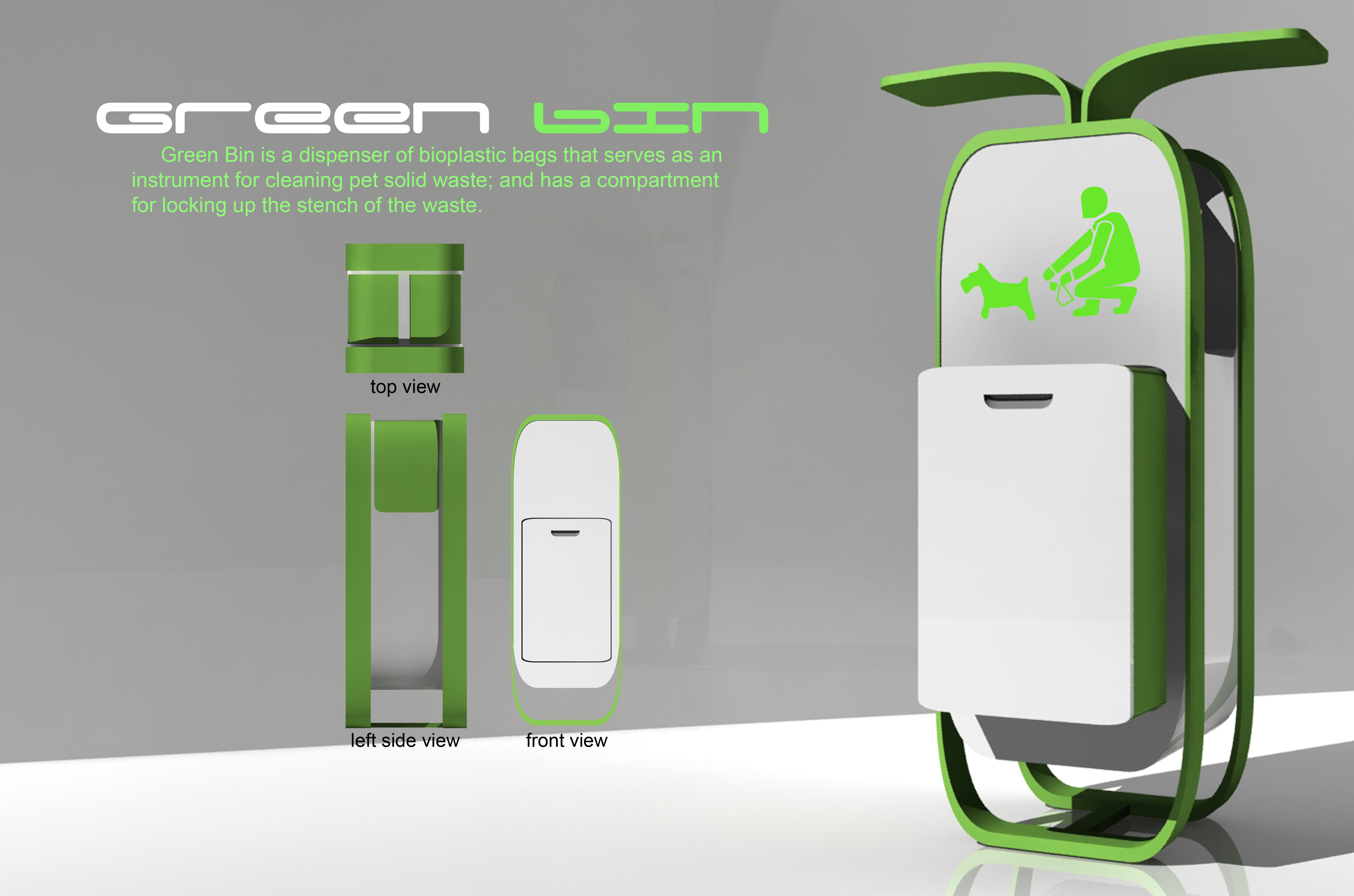 Eco design - Green Bin by Patrick Dotimas at Coroflot.com