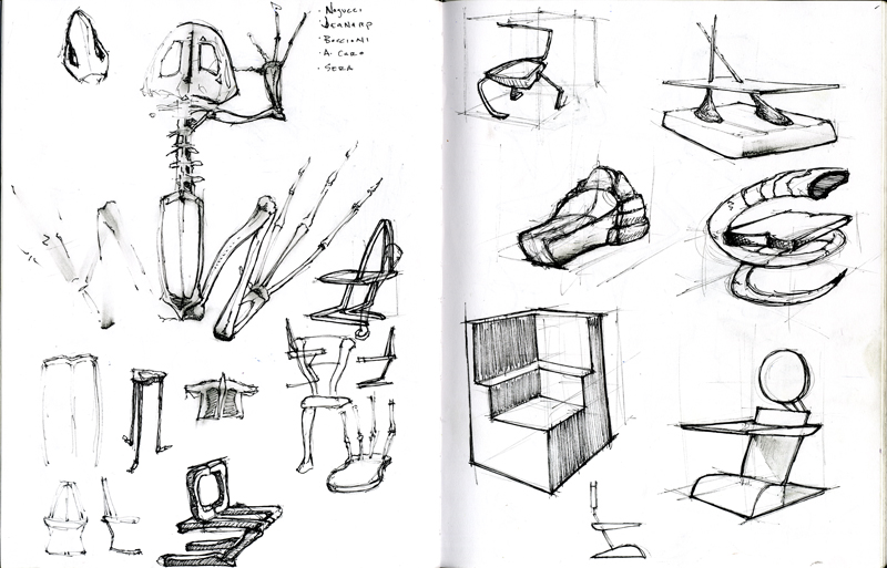 Chair Concept Sketches by Robert A. Patrick at Coroflot.com