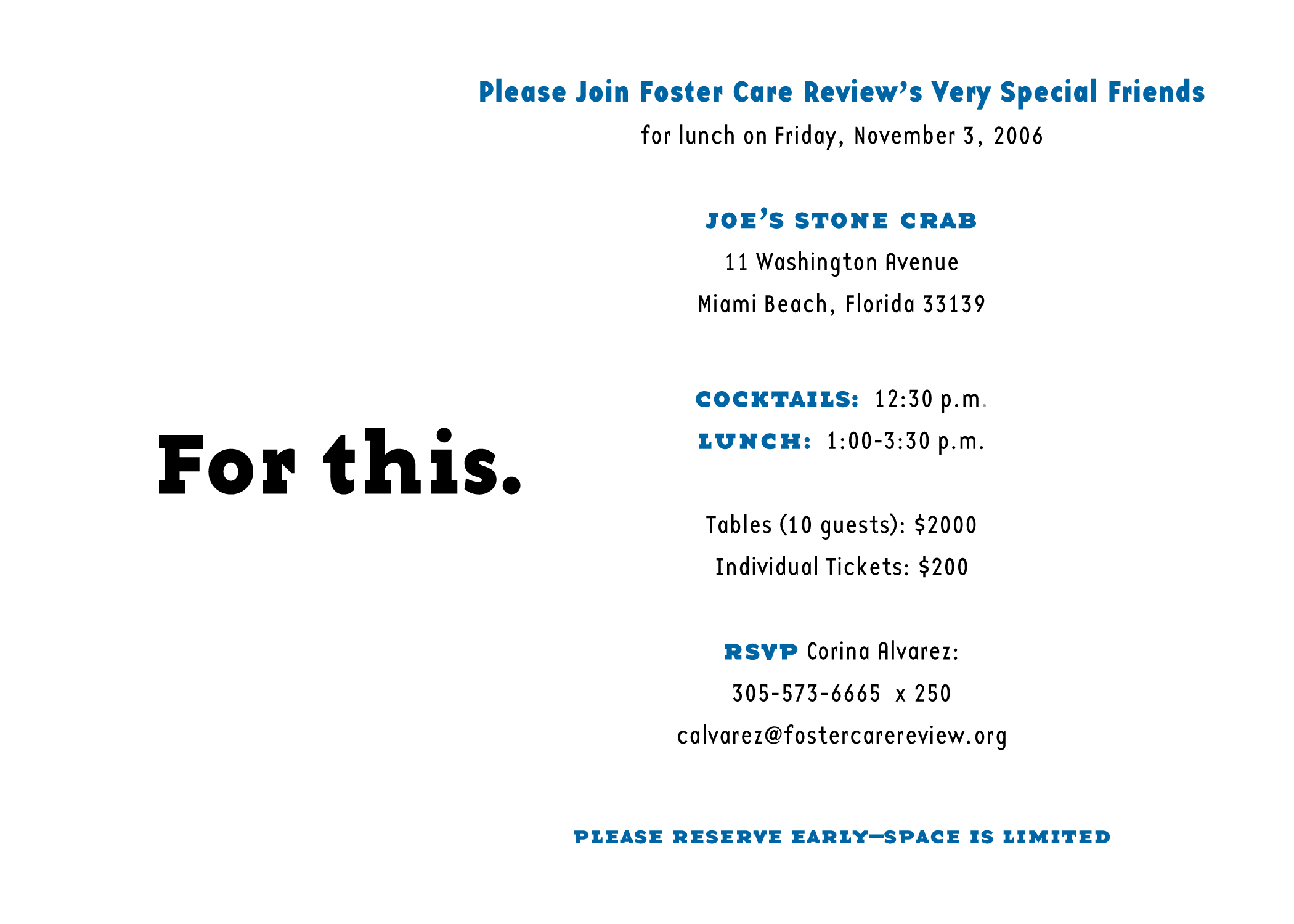 Foster Care Review Fundraiser Invitations by Aislinn Quinn at Coroflot.com