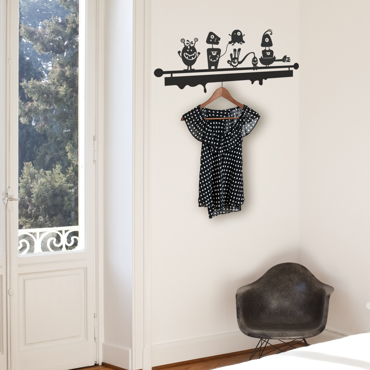 Coat Hangers Wall Stickers by Vinyl Design at Coroflot.com