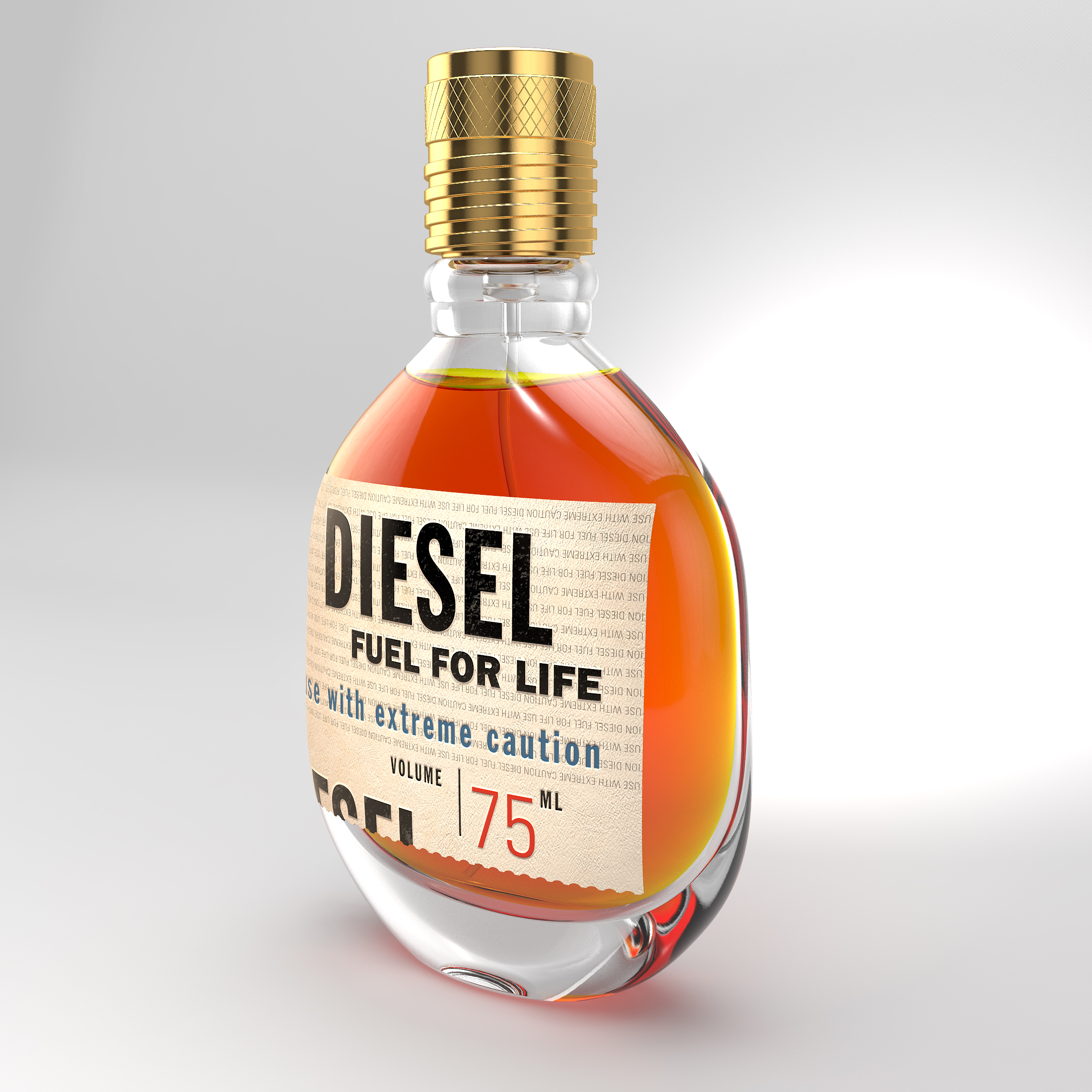 DIESEL SPIRIT Fragrance Bottle Design by Jeffrey Tomaka at Coroflot.com