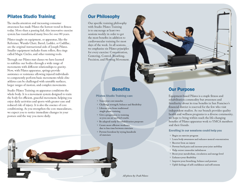 Pilates Brochure by Milton Repreza at Coroflot.com