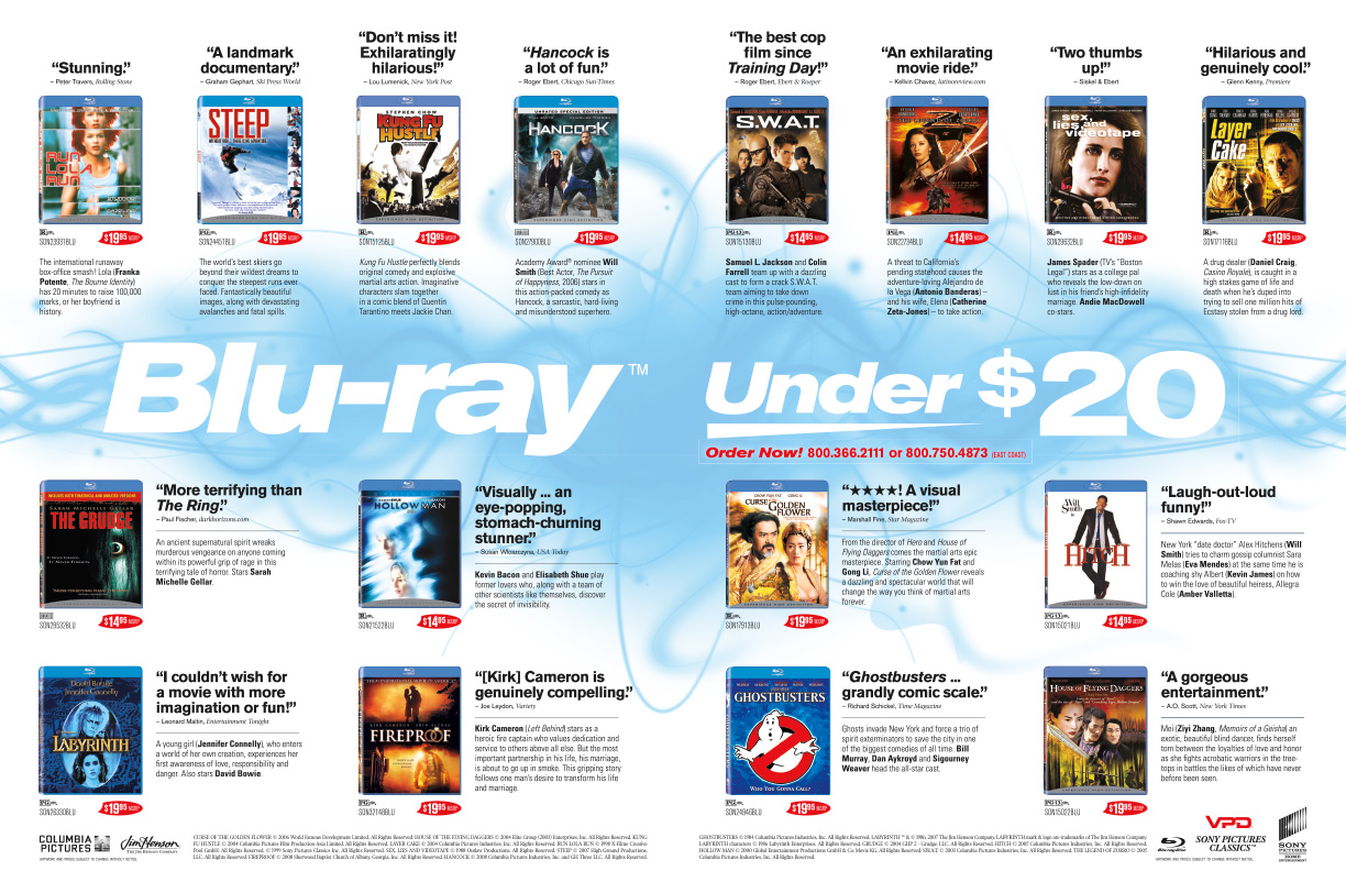 SONY Blu-ray Ad by Brian Scott Ching at Coroflot.com