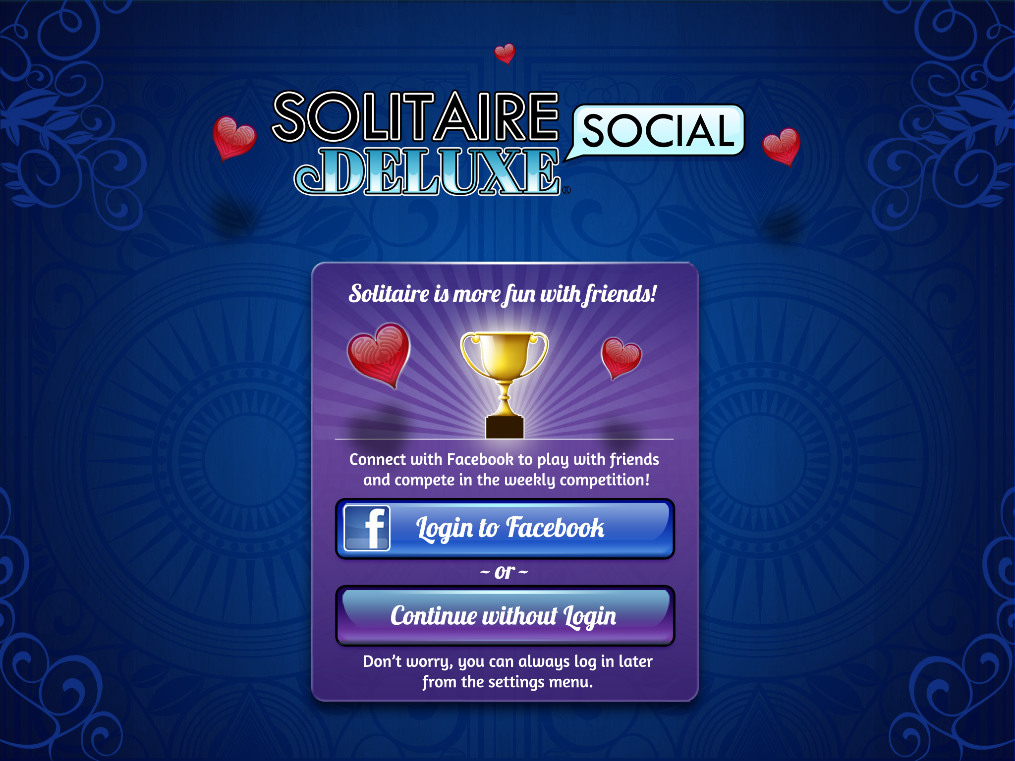 Solitaire Deluxe Social by Elliot Ling at Coroflot.com