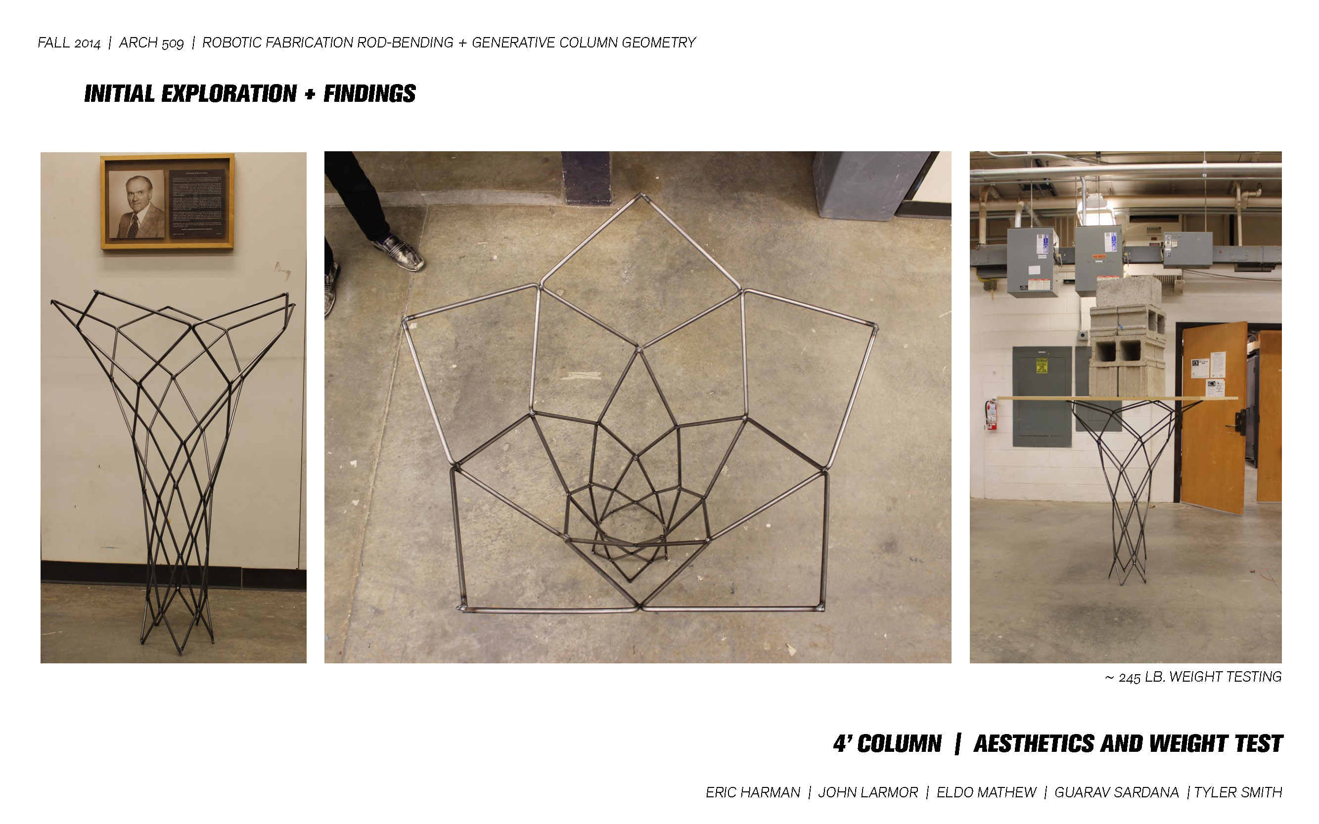 Robotic Rod Bedning + Generative Column Design by Eric Harman at ...