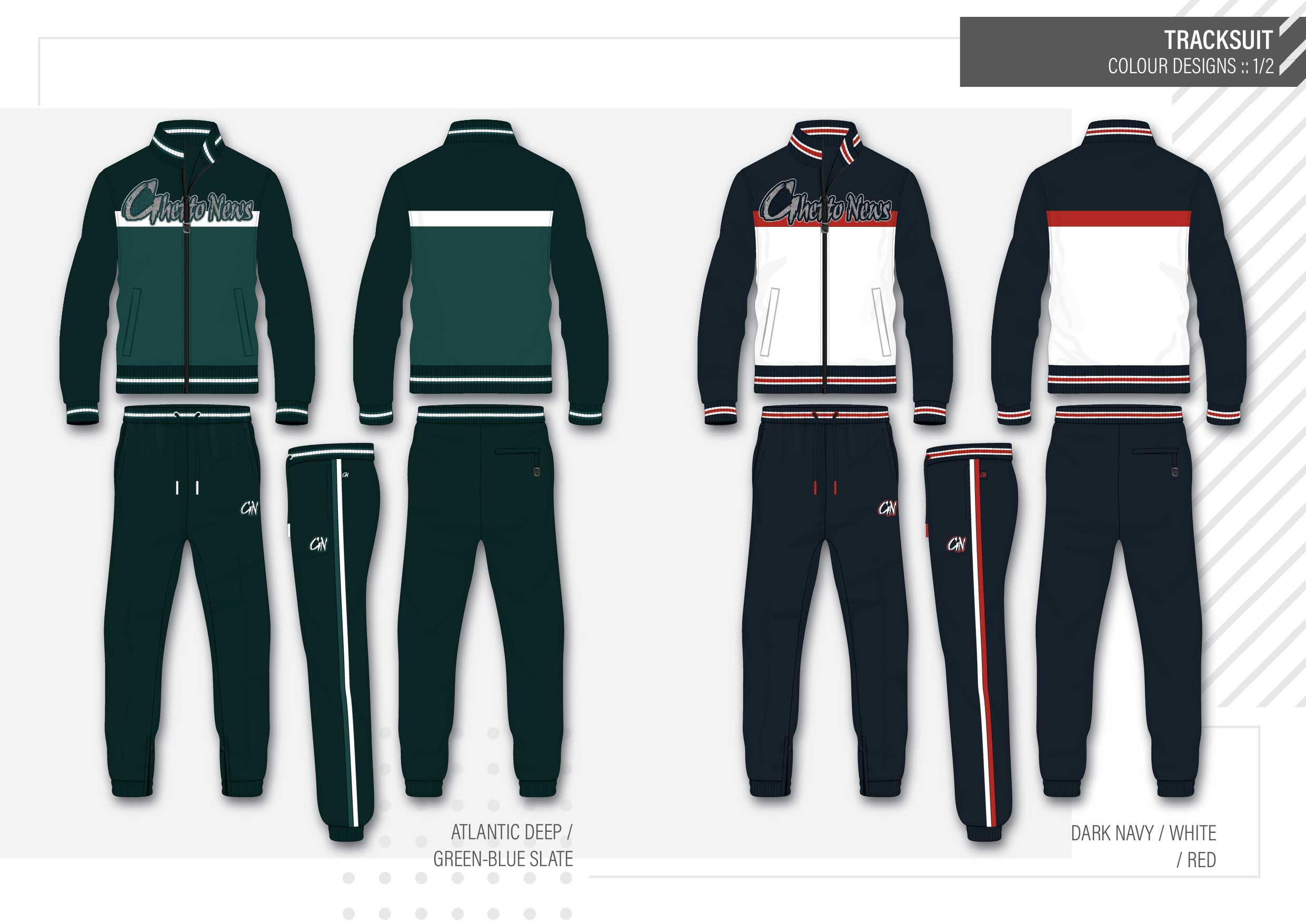 Ghetto News - Tracksuit Designs by Supanat Sungvornvit at Coroflot.com
