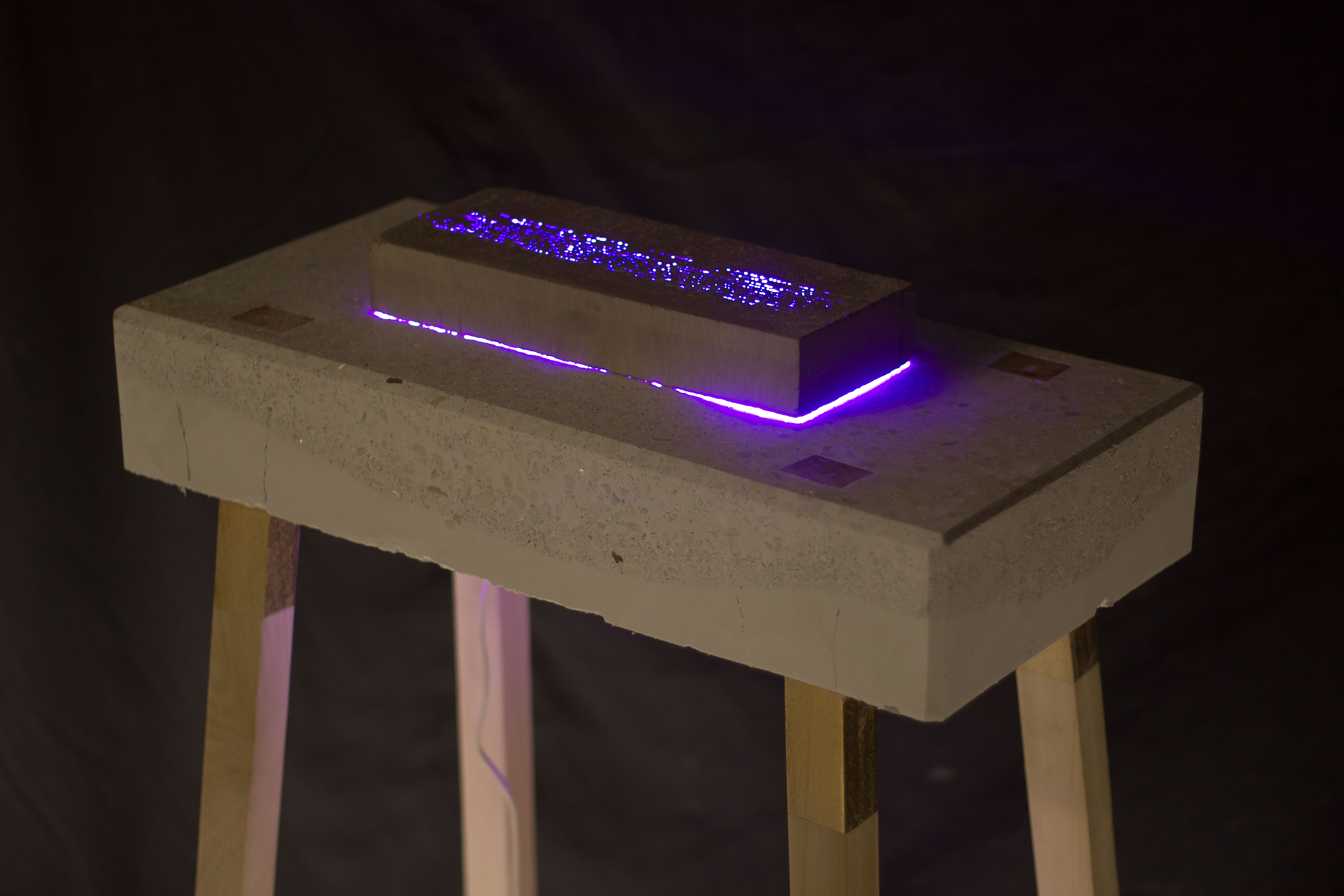 Light transmitting concrete by Ryan Spotowski at Coroflot.com