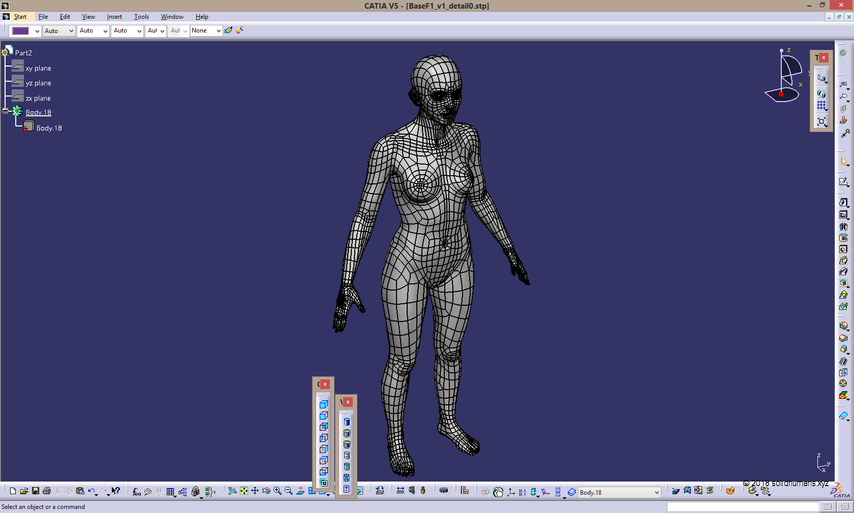 CAD-compatible female figure mannequin by Alexander Sytchenko at ...