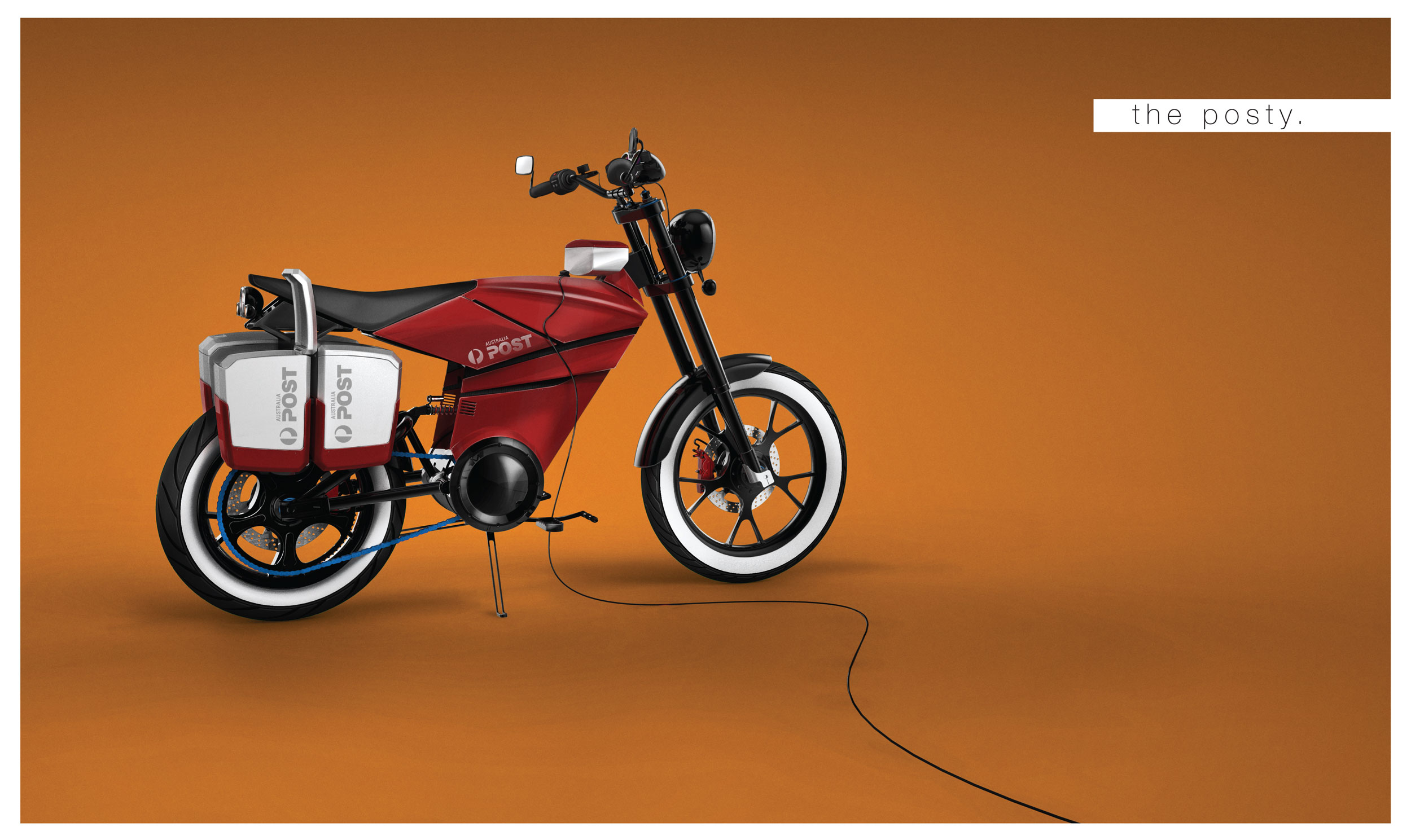 postie bike by sam weise at Coroflot.com