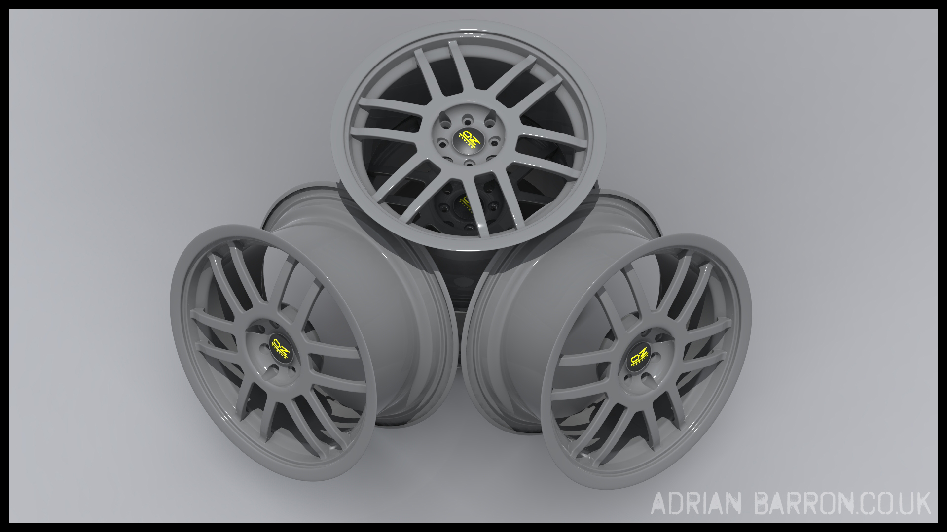 OZ Racing F1 Wheel by Adrian Barron at Coroflot.com